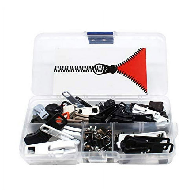 Zipper Repair Kit Solution for YKK Molded Plastic Zippers (Sliders, Top ...