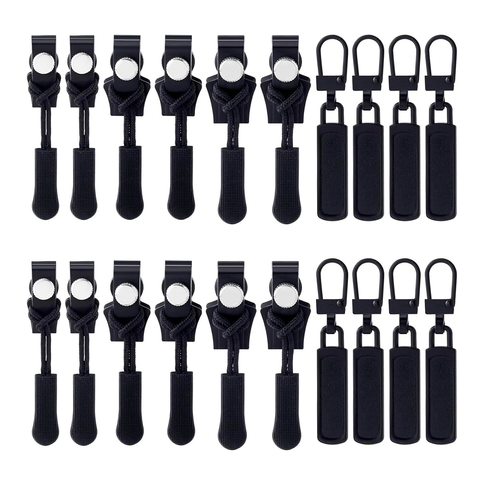 Zipper Slider Replacement Kit Universal Zipper Repair Kit Mixed Sizes ...