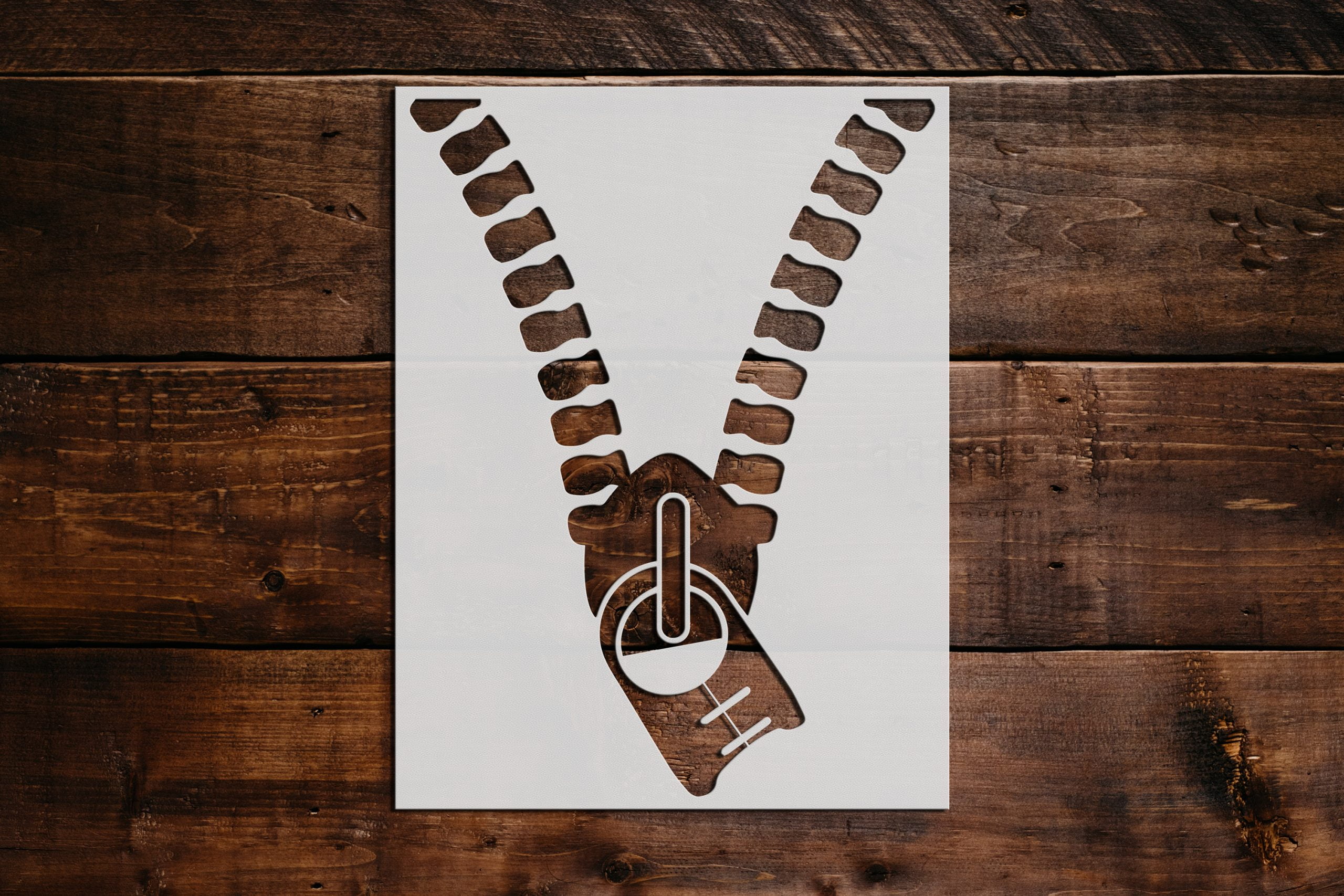 Zipper Stencil - Art and Wall Stencil (24"x36") - Walmart.com