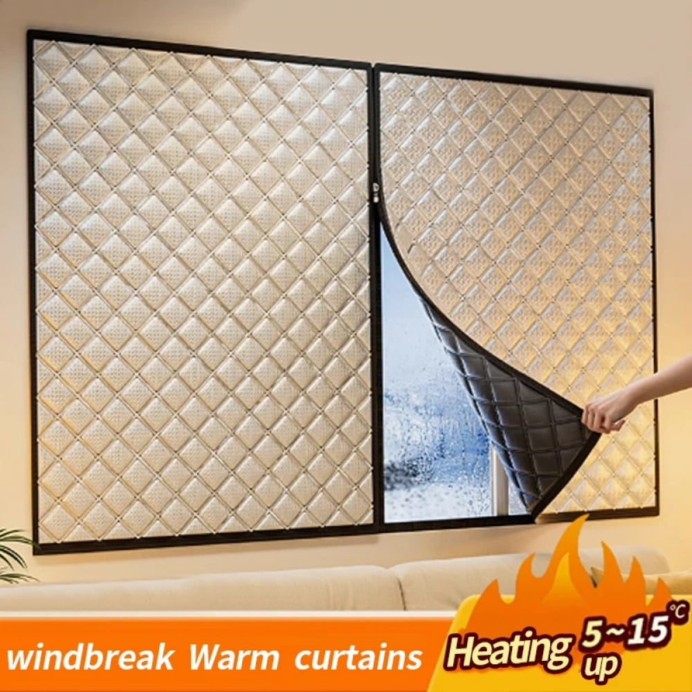 Zipper,Winter warm curtains,insulated windproof sealed windows,cold ...