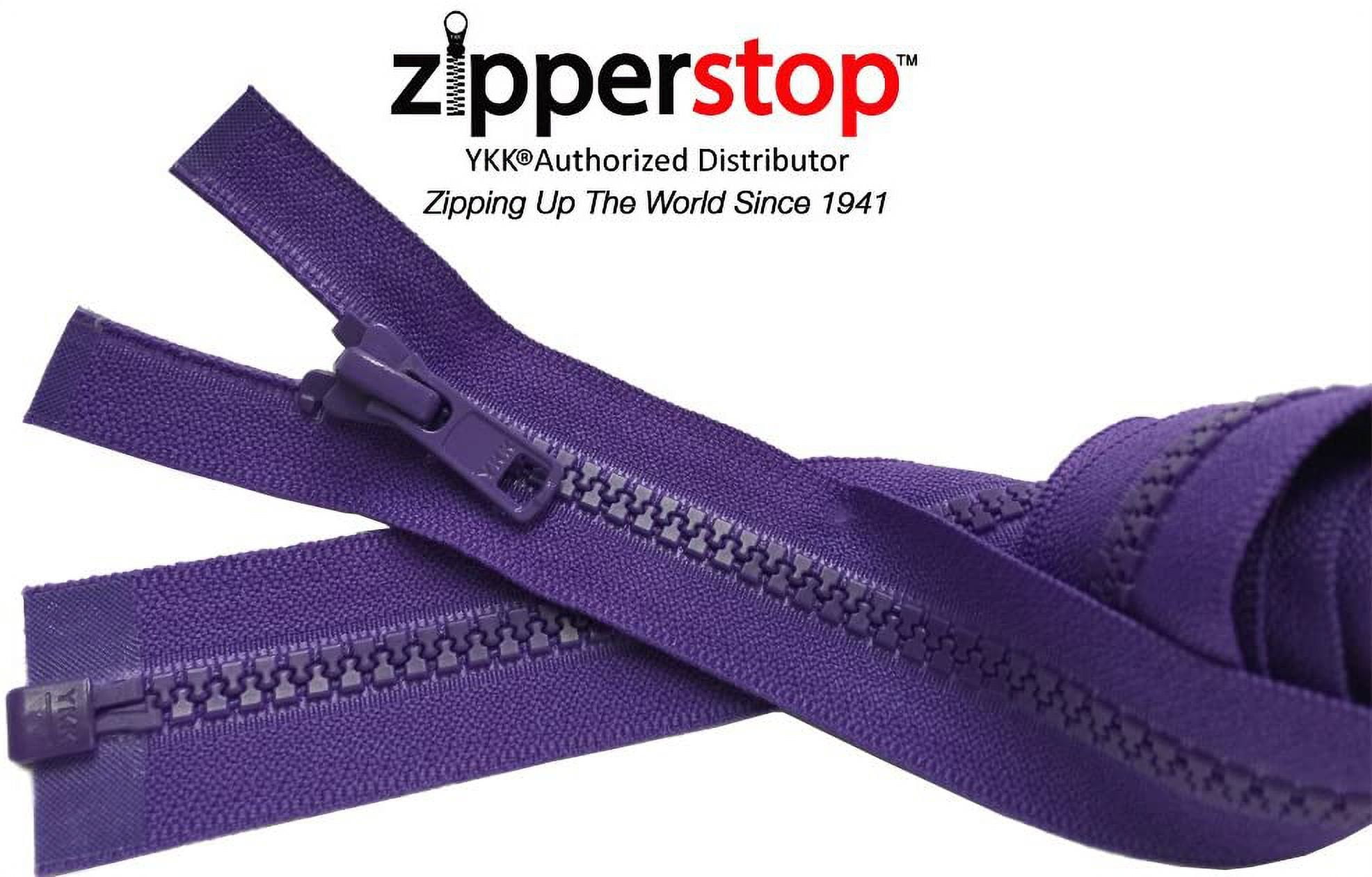 ZipperStop Distributor YKK - 30 Inches Sport Vislon Jacket Zipper, YKK #5 Molded Plastic ...