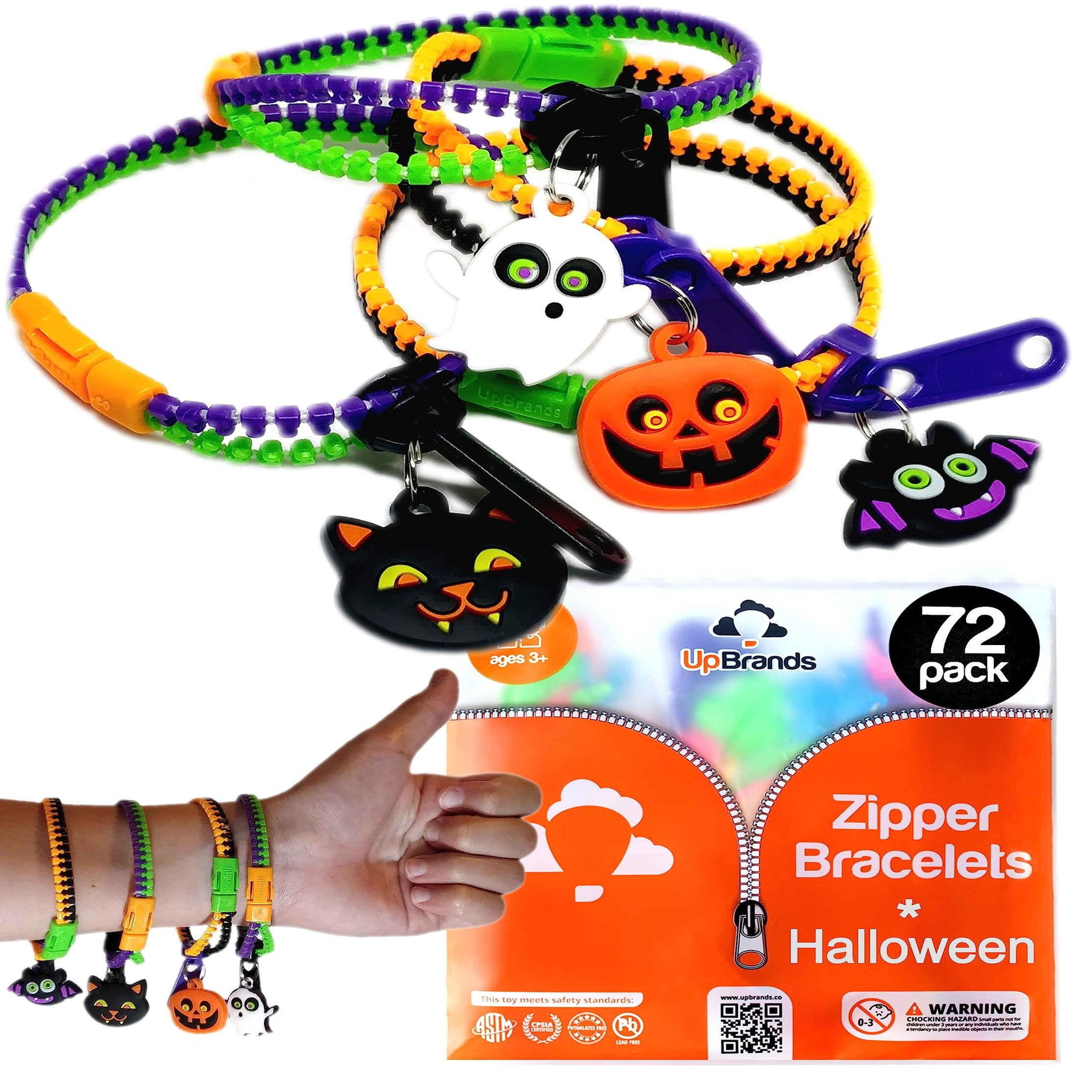 ZipperZing Bracelet Party Pack - Fun and Colorful Fidget Toy for Kids ...