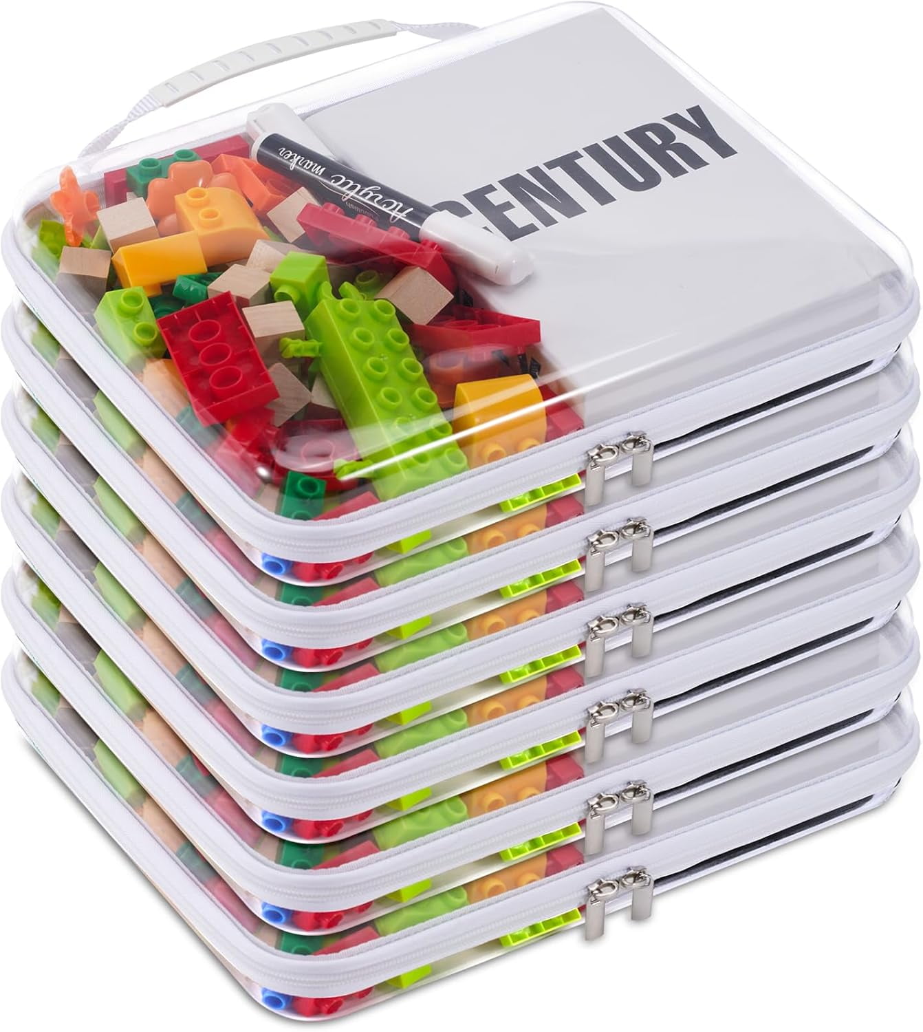 Zippered Hard Pouch, Clear Hard Shell Zipper Case, Clear Plastic ...