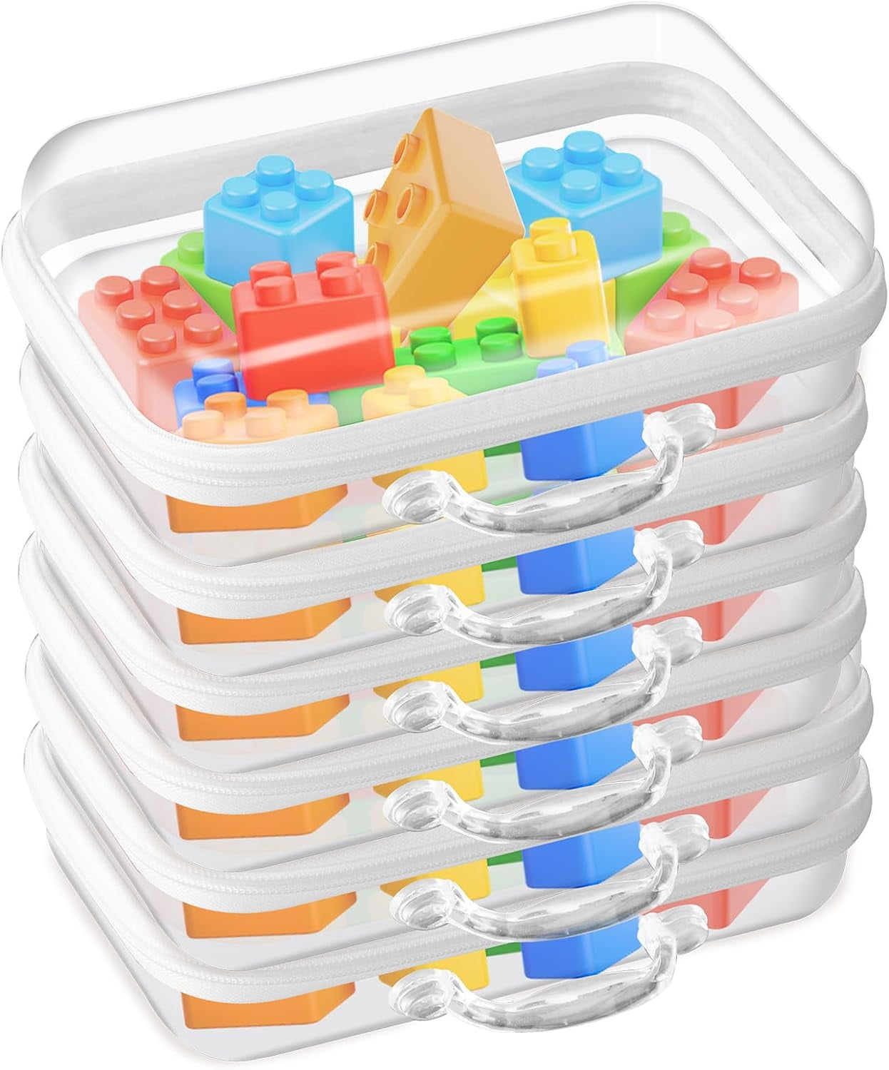 Zippered Hard Pouch, Clear Hard Shell Zipper Case, Clear Plastic ...