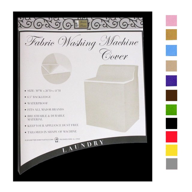 1 PC Zippered Washing Machine Cover Top Dust Free Zipper Cover 30"x26 ...