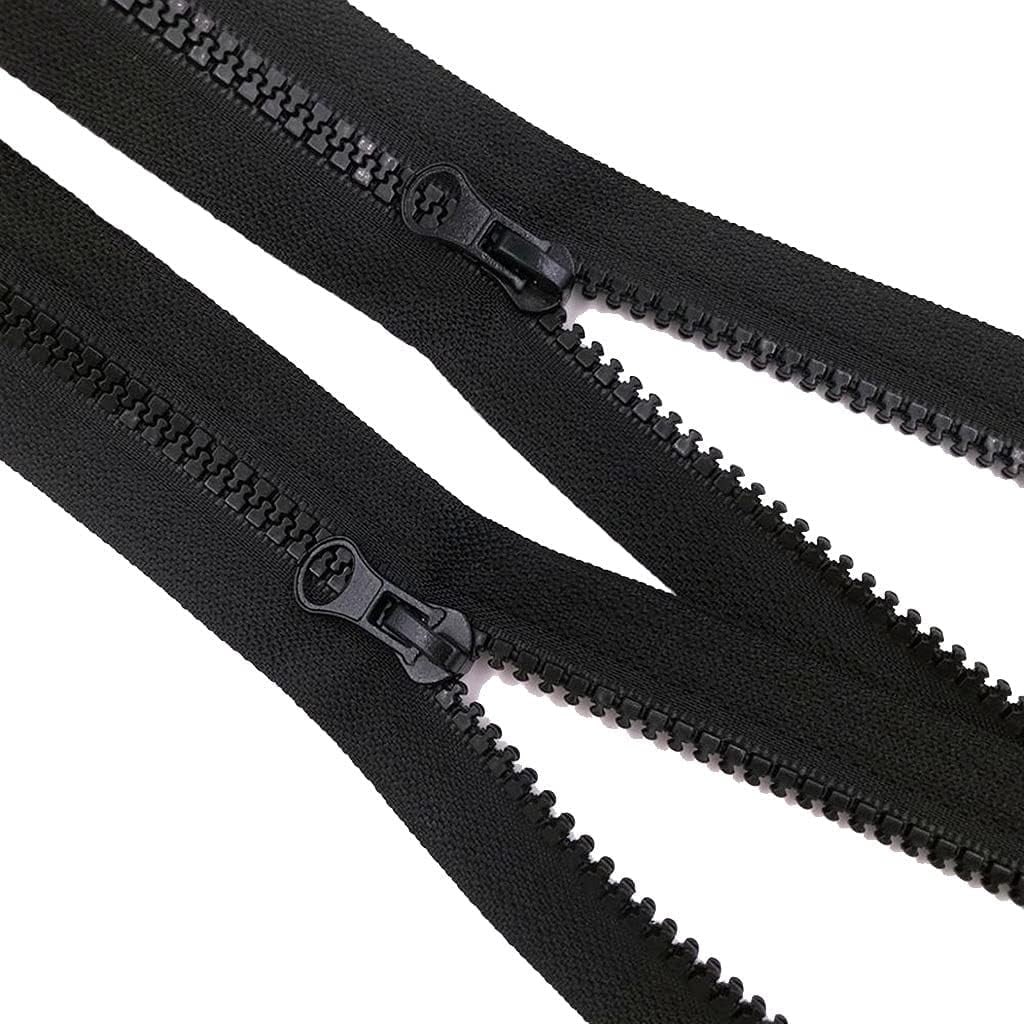 Zippers for Sewing, 5# Plastic Resin Zipper with Zipper Pulls, 60-80cm ...