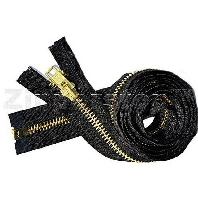 Zipperstop Wholesale YKK- Extra Heavy Duty Jacket Zipper YKK #10 Brass ...