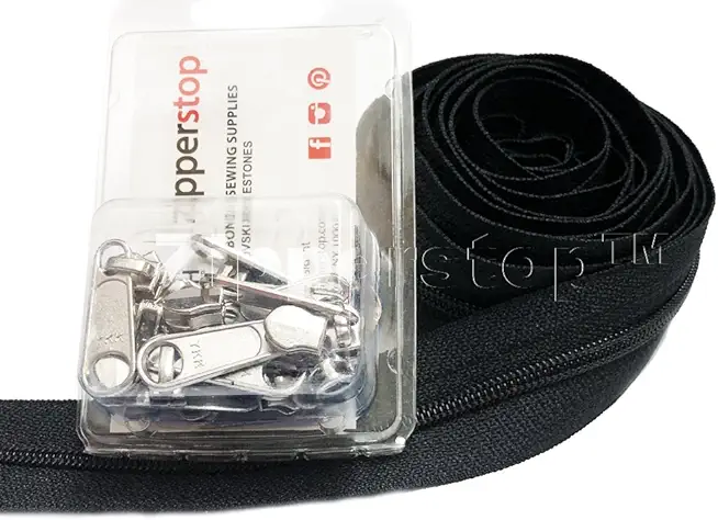 Zipperstop Wholesale - YKK® Zippers by Yard, 4.5 Coil Zippers Chain ...