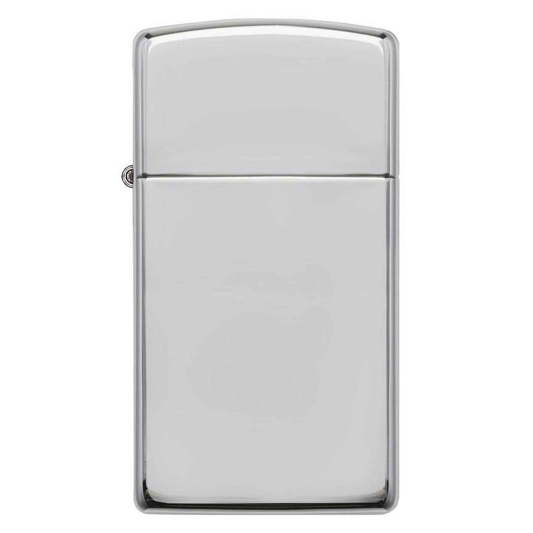 Zippo Slim Unique Pocket Cigar Lighter in High-Polish Sterling Silver ...
