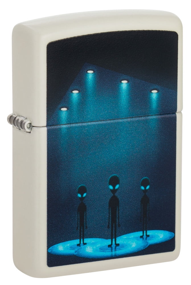 Zippo Aliens Design Glow-in-the-Dark Green Pocket Lighter - Walmart.com