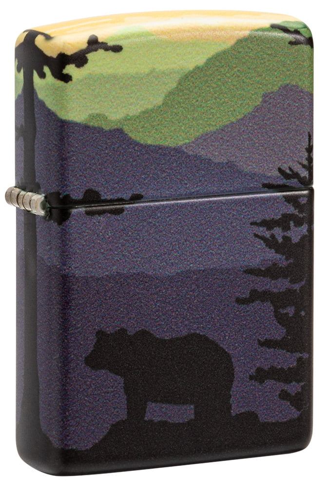 Zippo Bear Landscape 540 Color Design Pocket Lighter - Walmart.com