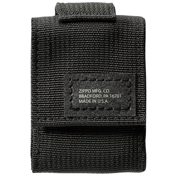 Zippo, Black Lighter Pouch with Loop, Leather, Fits Belts up to 2 ...