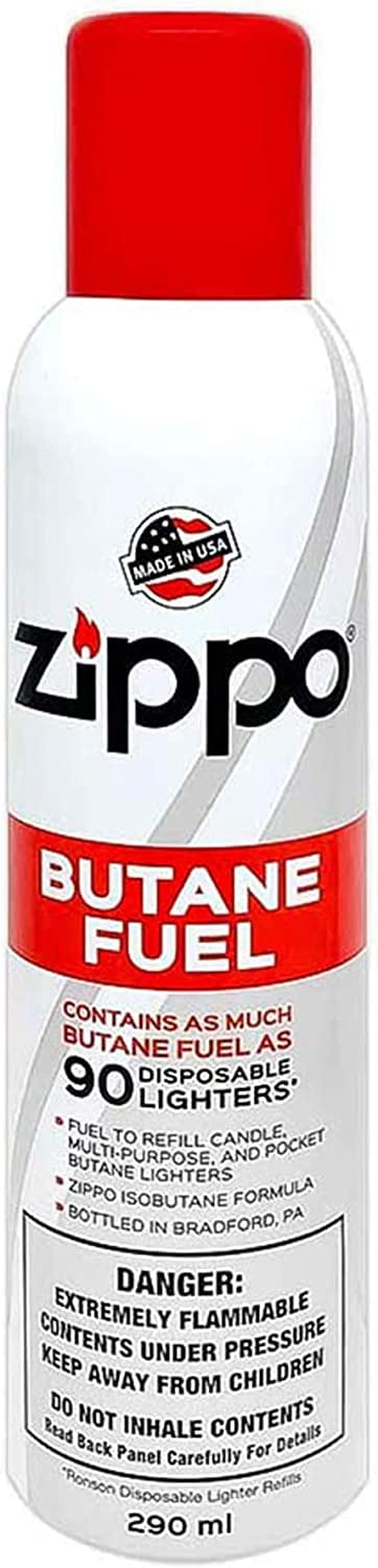 Zippo Butane Fuel, 5.82 oz, 2 Pack - High-Quality Lighter Refill Fluid ...