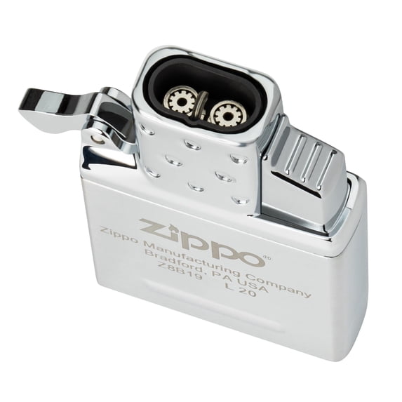 Zippo Double Torch Insert, Refillable Butane Lighter, Adjustable Blue ...