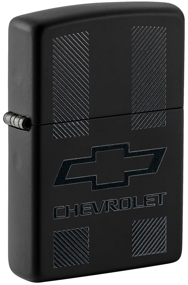 Zippo Chevrolet Logo Black Matte Pocket Lighter - Walmart.com