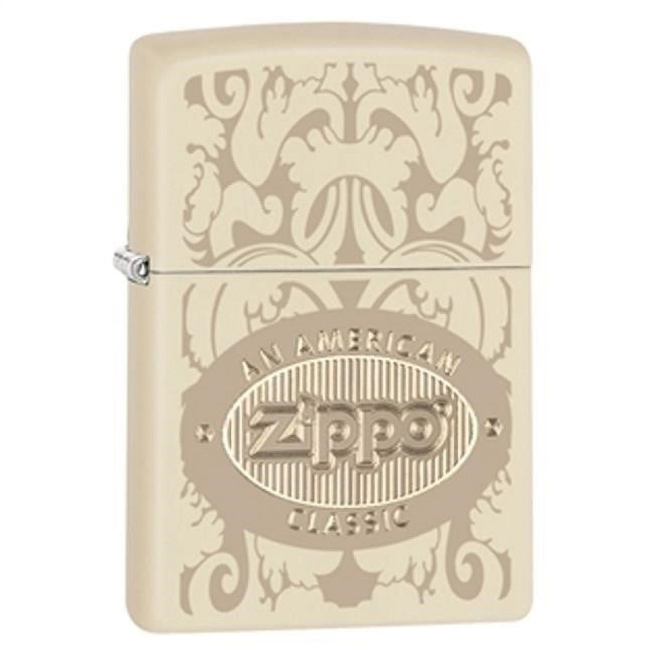 Zippo Classic Pocket Lighter, Cream Matte - Walmart.com