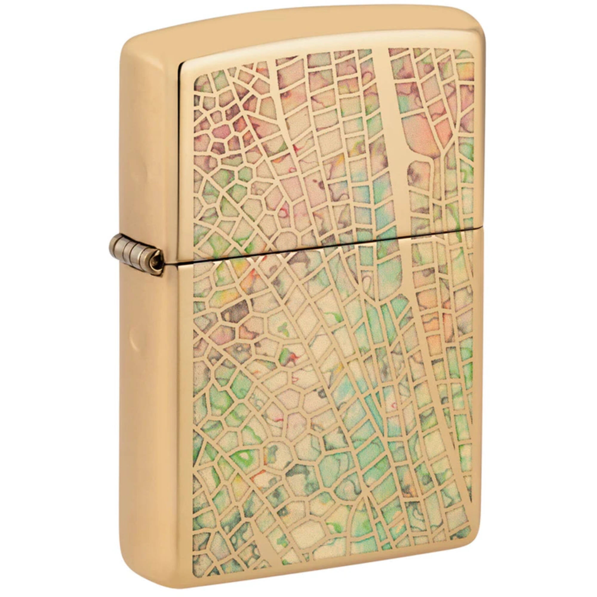 Zippo Dragonfly Wing Design High Polish Brass Pocket Lighter - Walmart.com