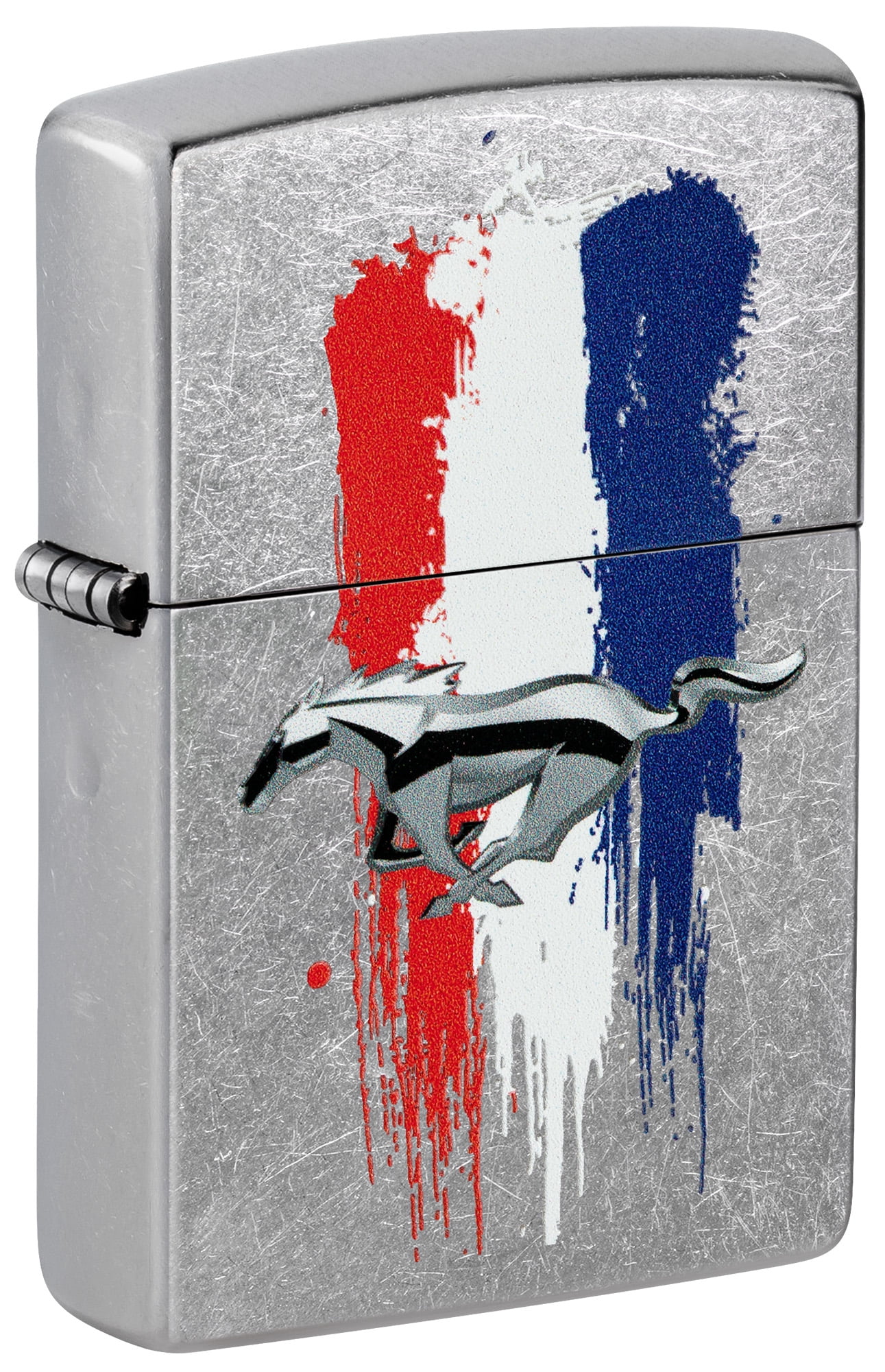 Zippo Ford Mustang Design Street Chrome Pocket Lighter - Walmart.com