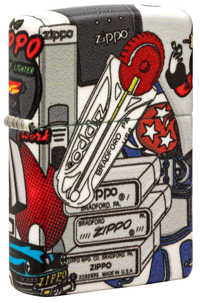 Zippo Refillable I Spy Design 540 Color Pocket Lighter - Walmart.com