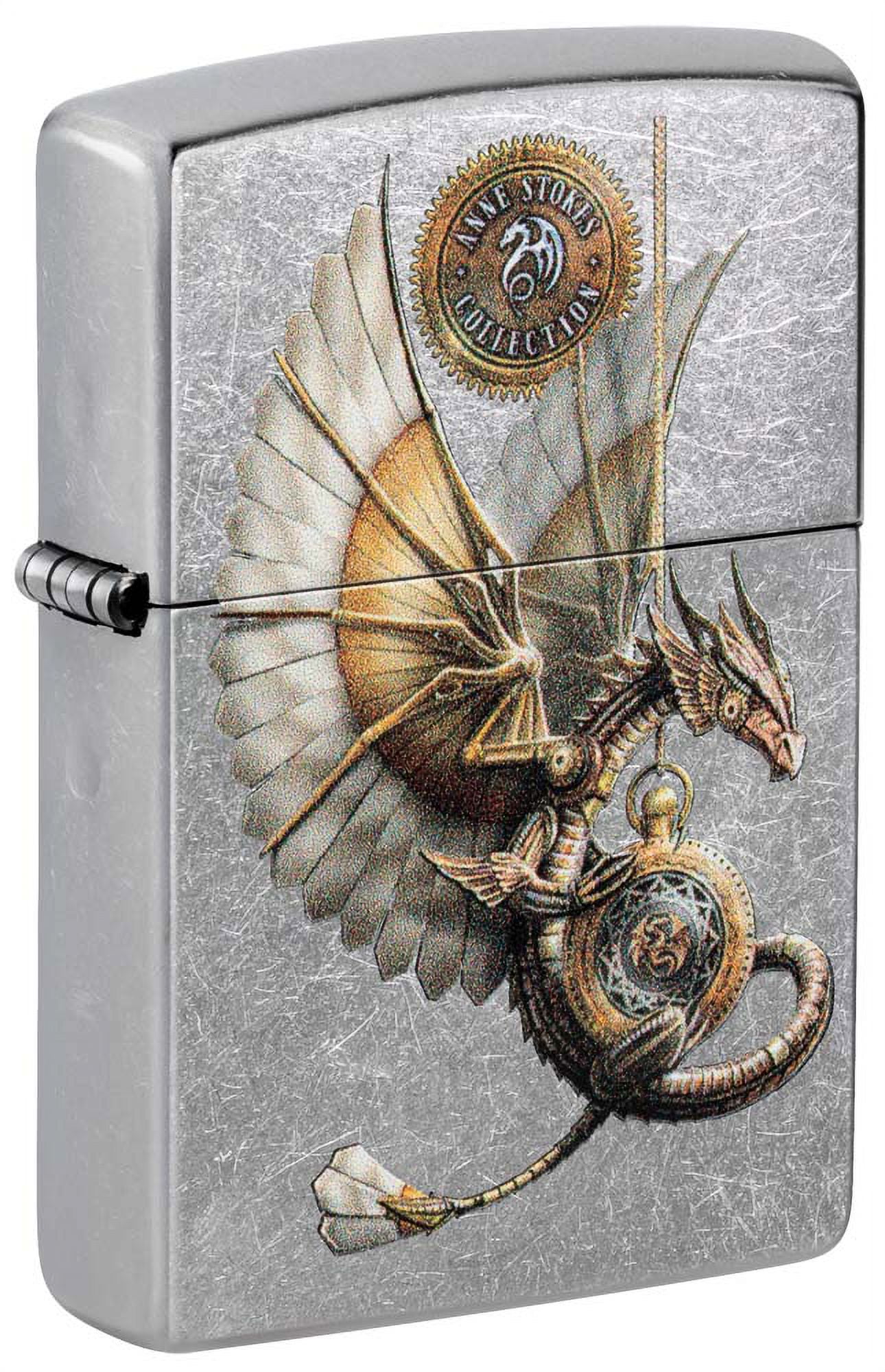 Zippo Lighter: Anne Stokes Steam Punk Dragon - Street Chrome 81201 ...