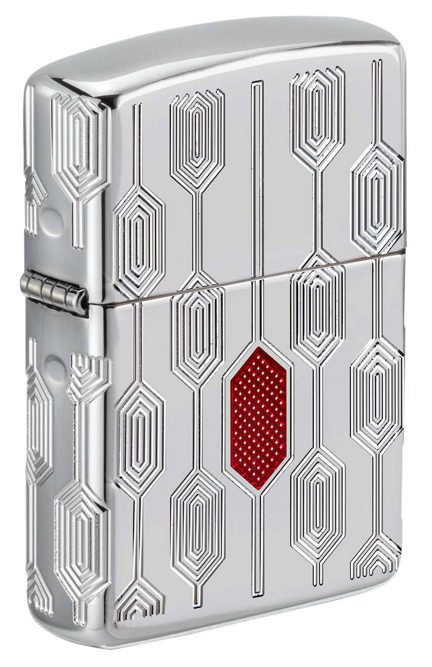Zippo Lighter: Armor Deep Carve Multicut Pattern - High Polish Chrome 49881 - Walmart.com
