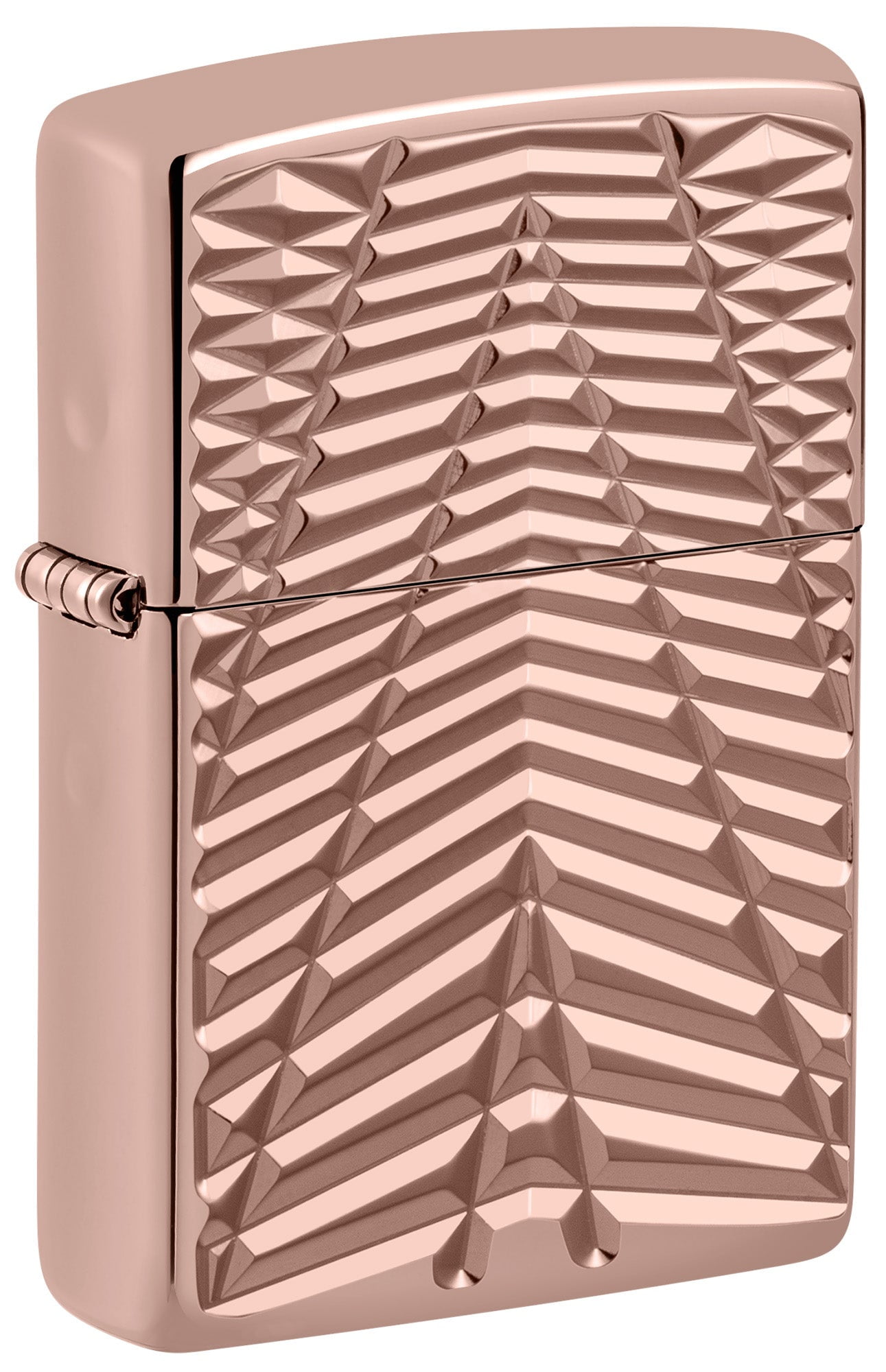 Zippo Lighter: Armor Deep Carved Abstract Design - High Polish Rose Gold 48879 - Walmart.com