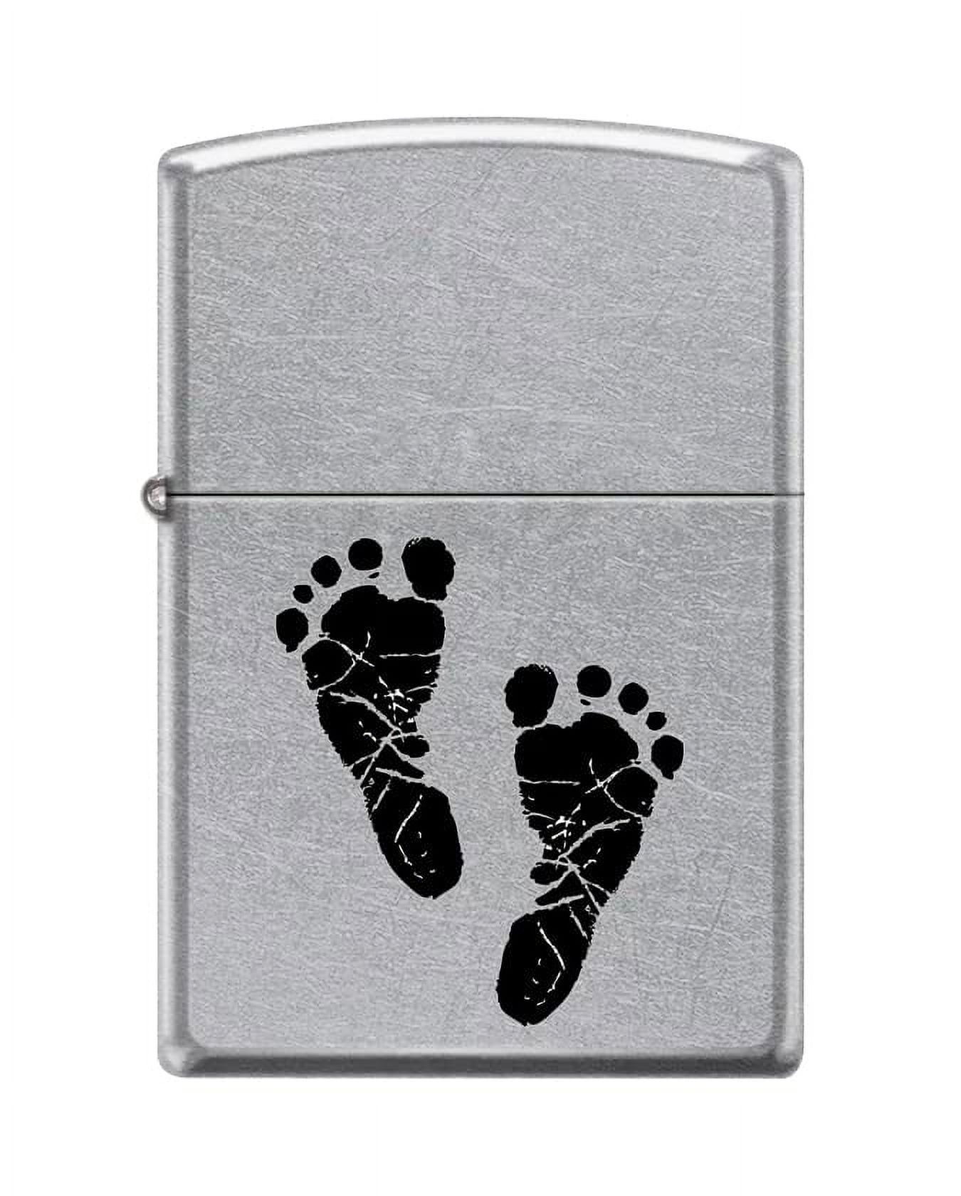 Zippo Lighter-Baby Feet Street Chrome Windproof Lighter #Z5366 ...