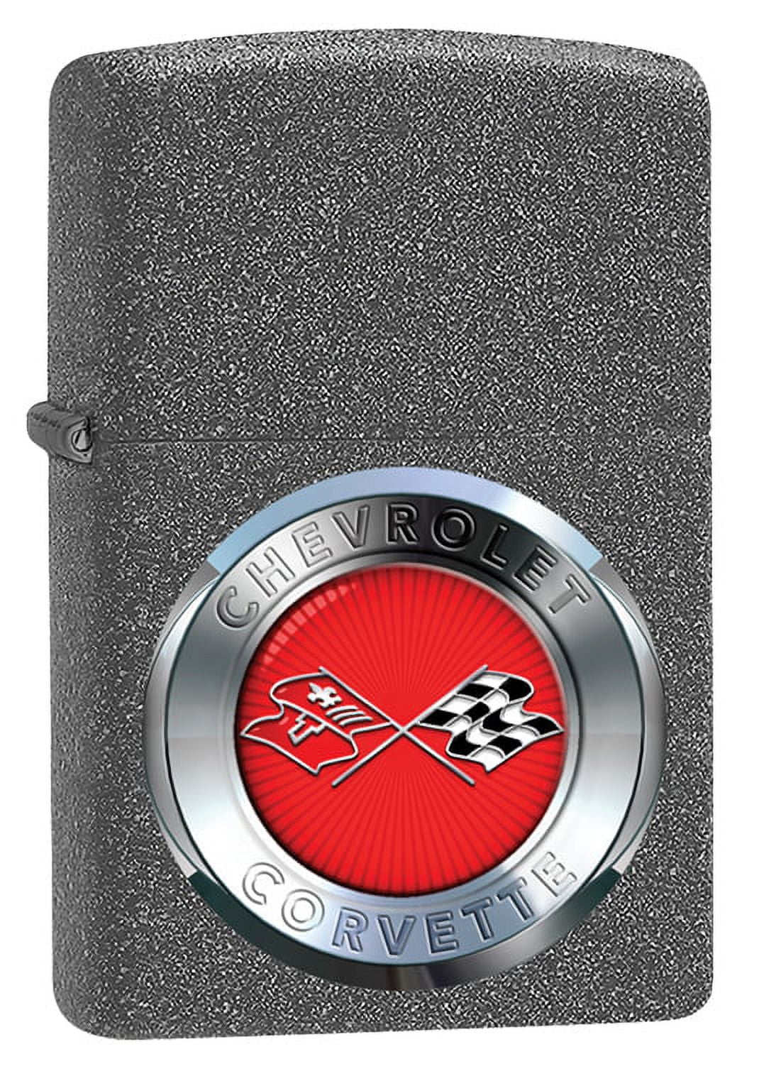 Zippo Lighter: Chevrolet Corvette Insignia - Iron Stone 79608 - Walmart.com