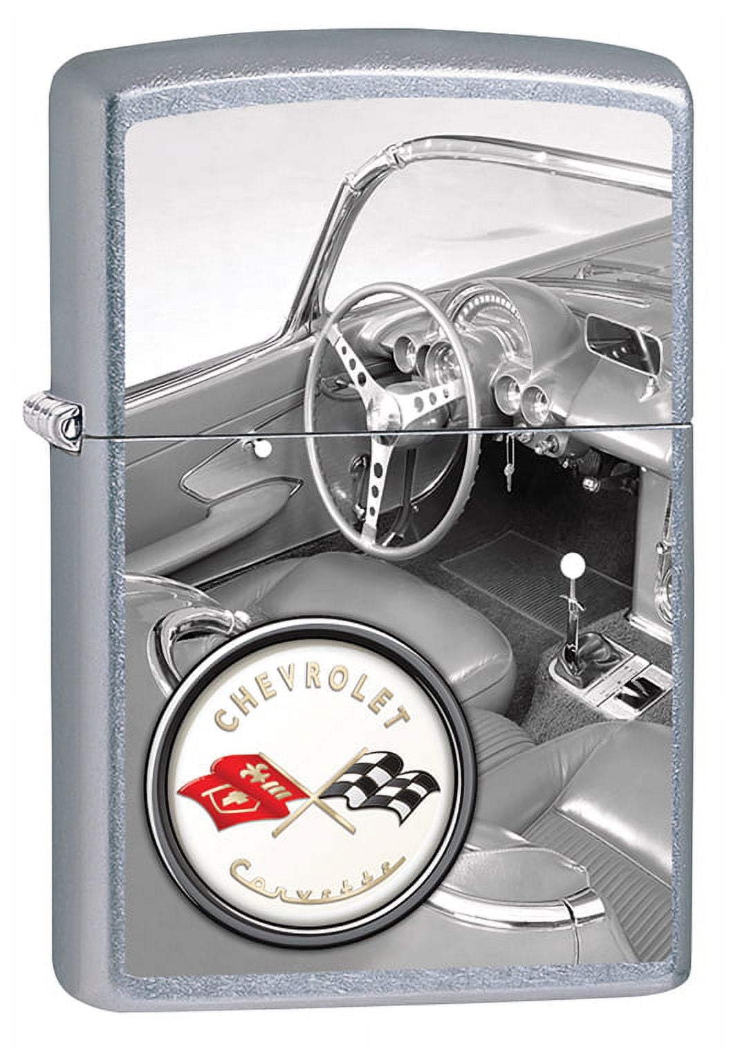 Zippo Lighter: Chevrolet Corvette Interior - Street Chrome 79605 - Walmart.com