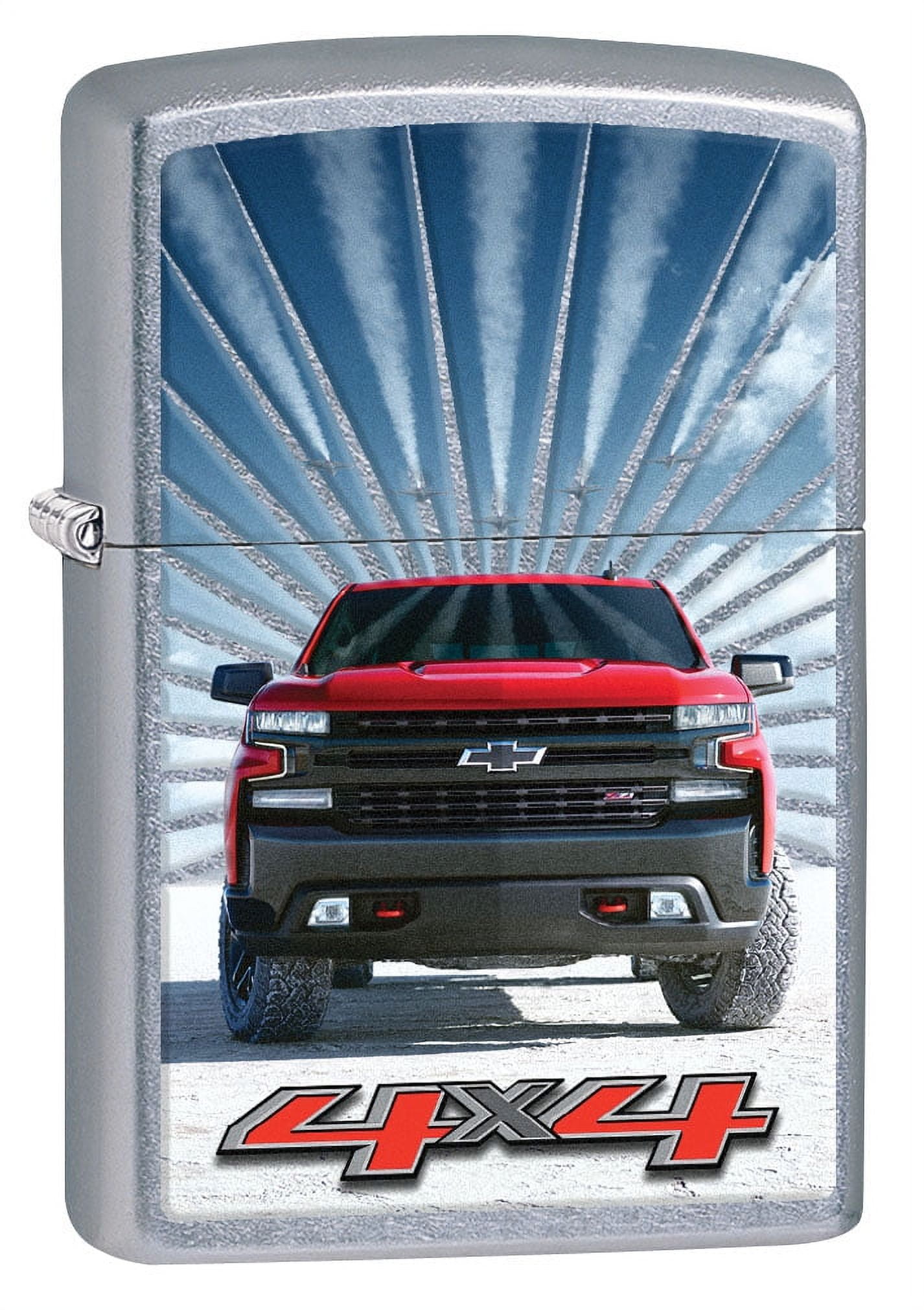 Zippo Lighter: Chevrolet Silverado 4x4 Pickup Truck - Street Chrome ...