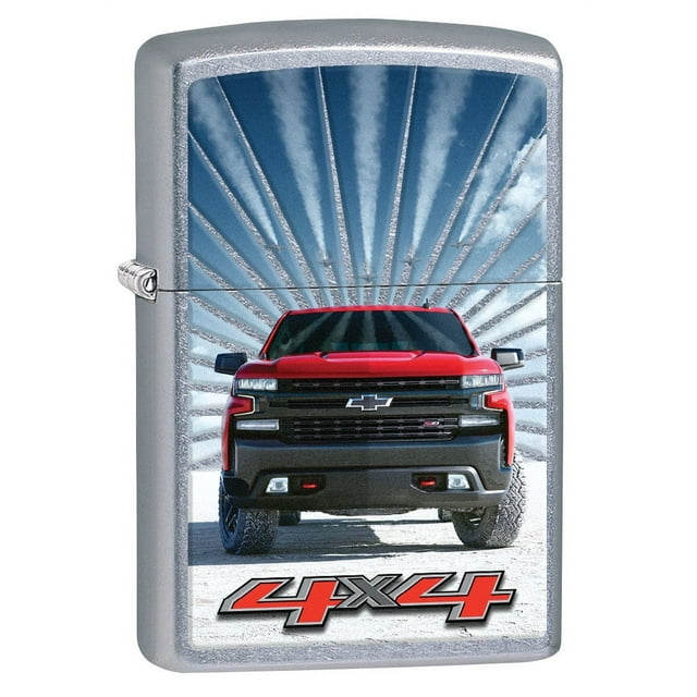 Zippo Lighter: Chevrolet Silverado 4x4 Pickup Truck - Street Chrome ...