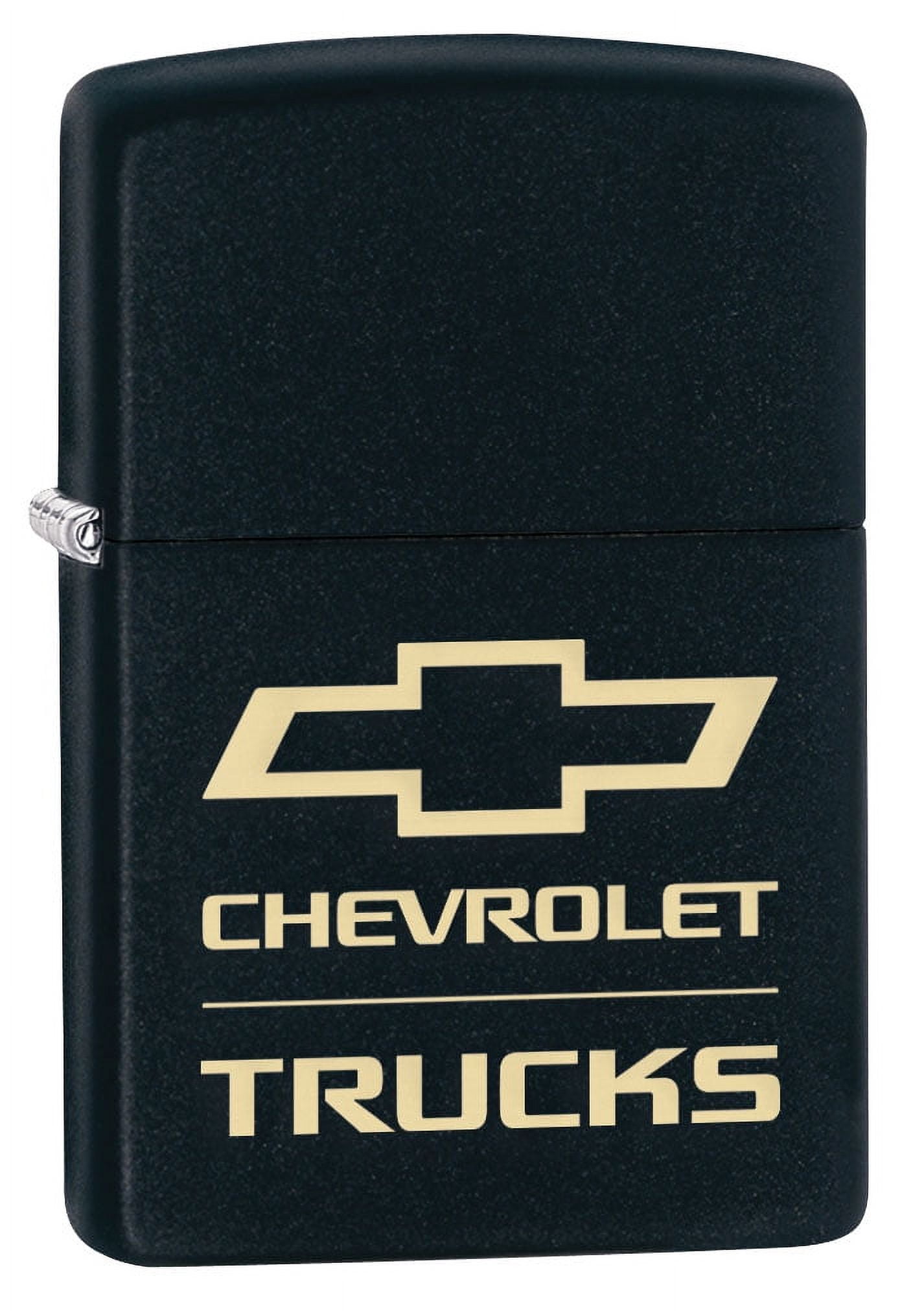 Zippo Lighter: Chevrolet Trucks, Engraved - Black Matte 80271 - Walmart.com
