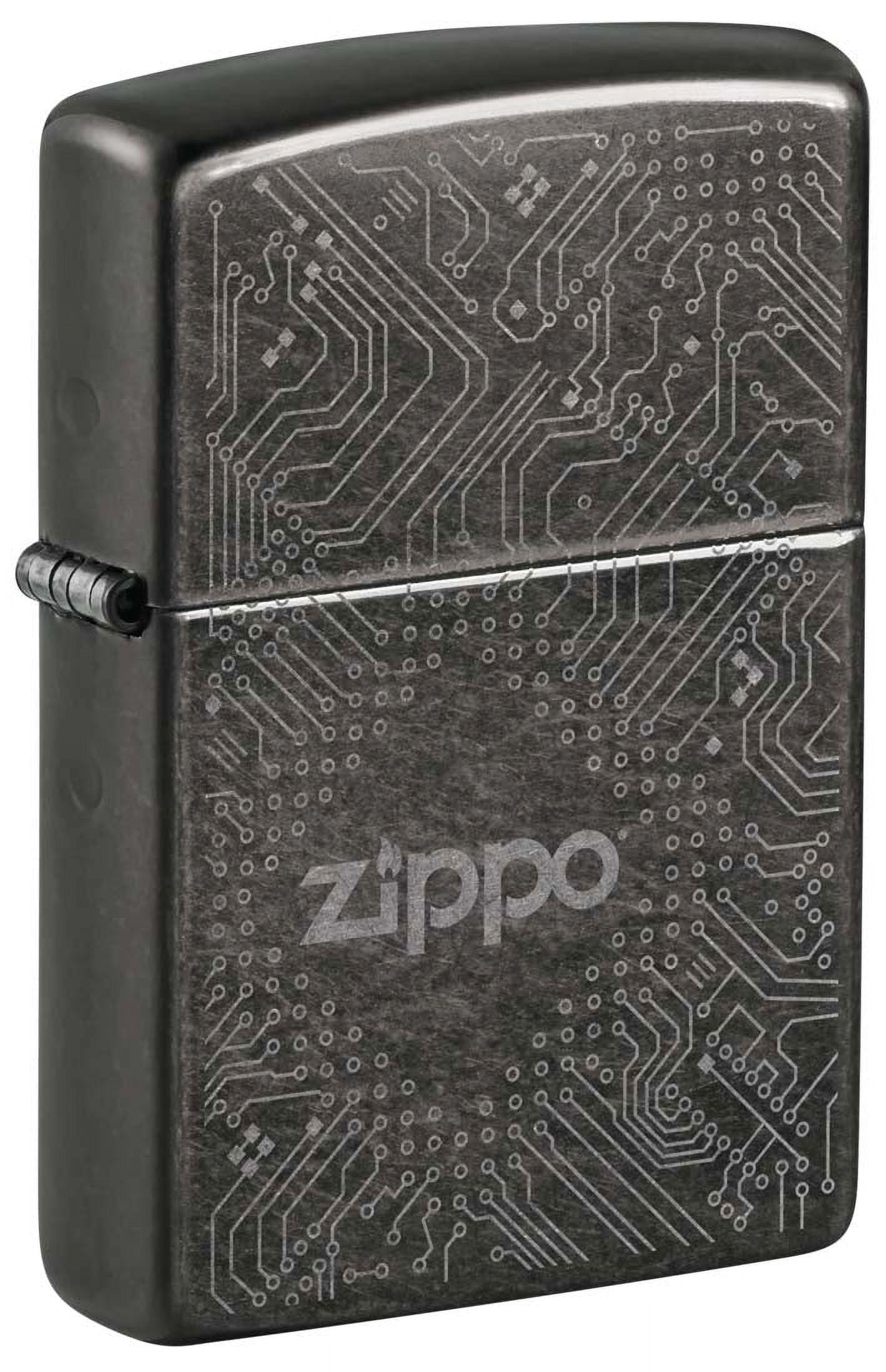 Zippo Lighter: Circuit Board Design - Gray Dusk 81320 - Walmart.com