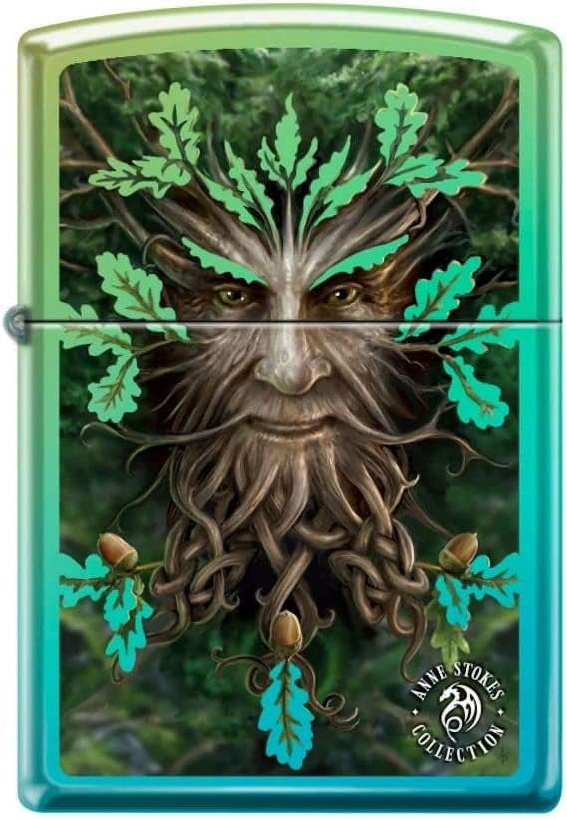 Zippo Lighter- Compass Nautical Windproof Lighter (Green Man Z5182 ...