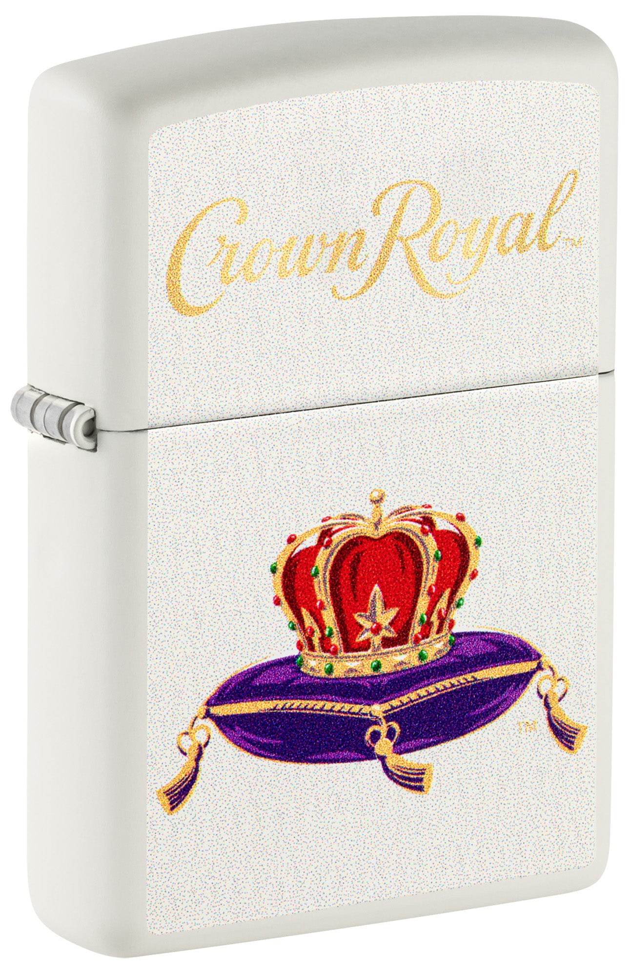 Zippo Lighter: Crown Royal Logo - White Matte 81508 - Walmart.com