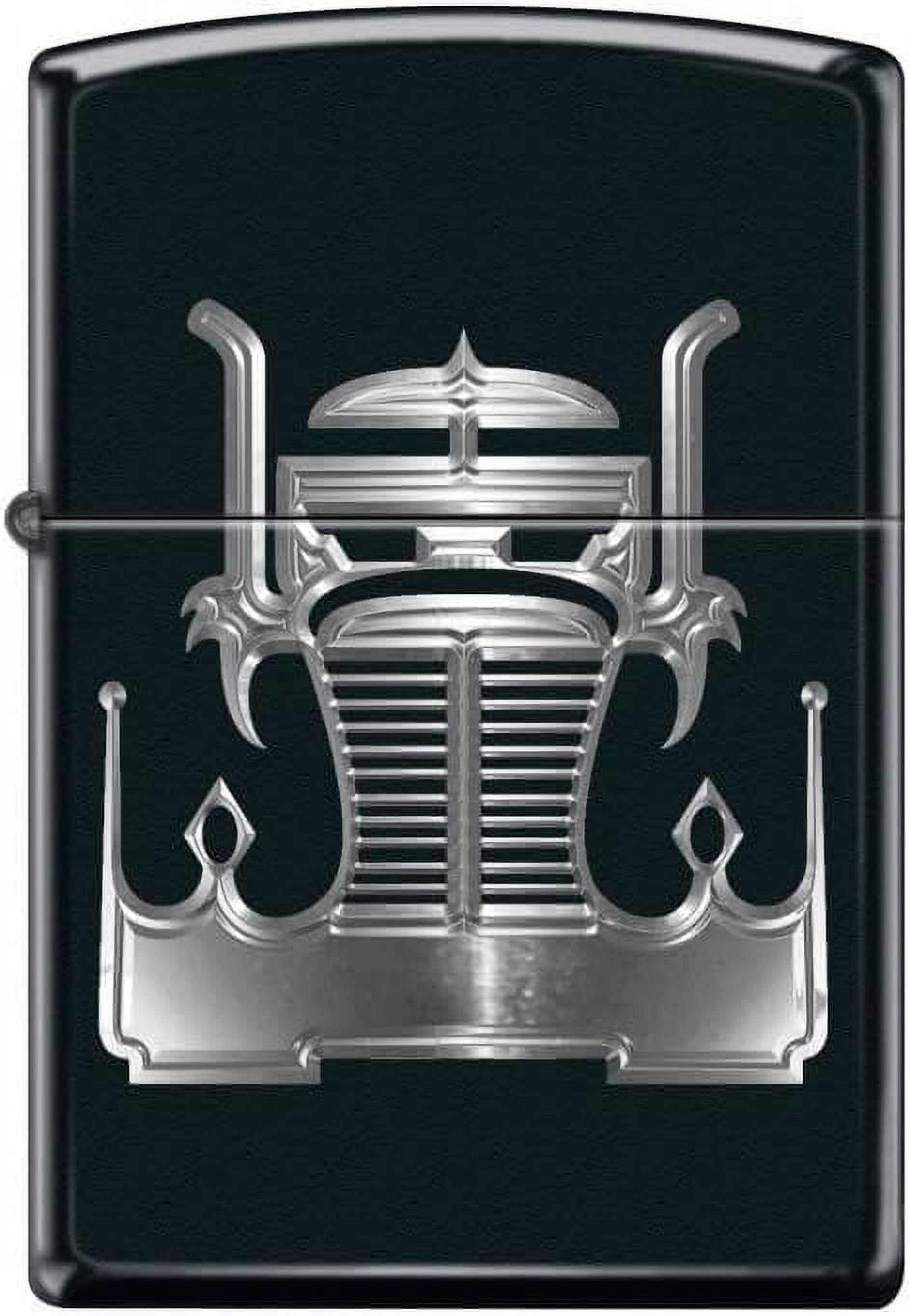 Zippo Lighter-Crown Truck Grill Black Matte Windproof Lighter #Z5469 ...