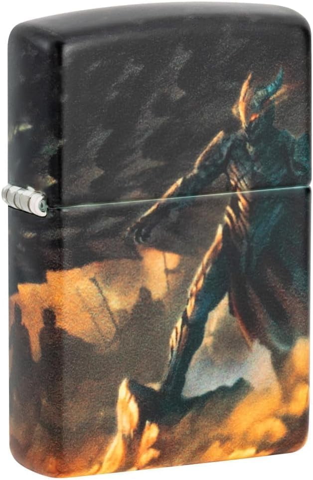 Zippo Lighter - Customized Message on Knight and Dragon 540 Matte Pocket 46284 - Walmart.com