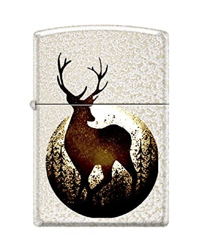 Zippo Lighter-Deer Animal Wildlife Nature Buck Mercury Glass Lighter # ...