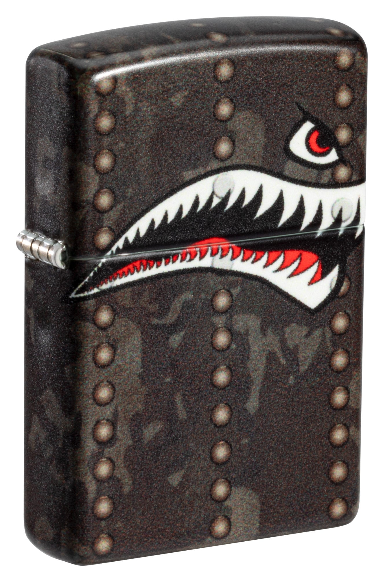 Zippo Lighter: Fighter Plane Nose Art, Shark Teeth - 540 Color 81434 ...