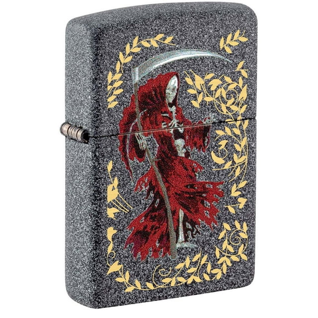 Zippo Lighter: Grim Reaper Design - Iron Stone 81371 - Walmart.com