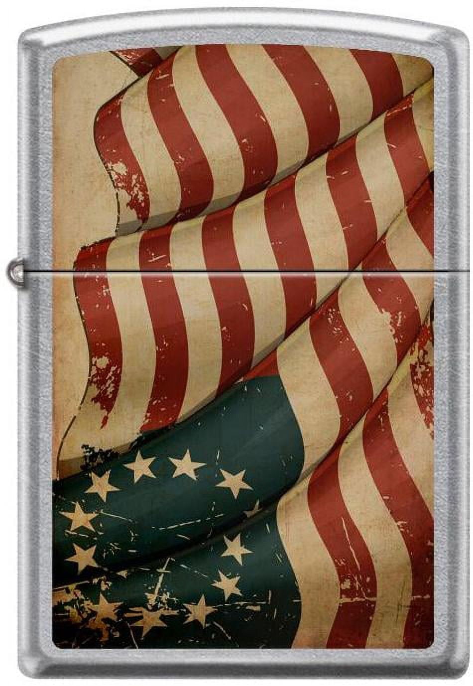 Zippo Lighter Historic 1776 Betsy Ross American Flag Patriotic ...
