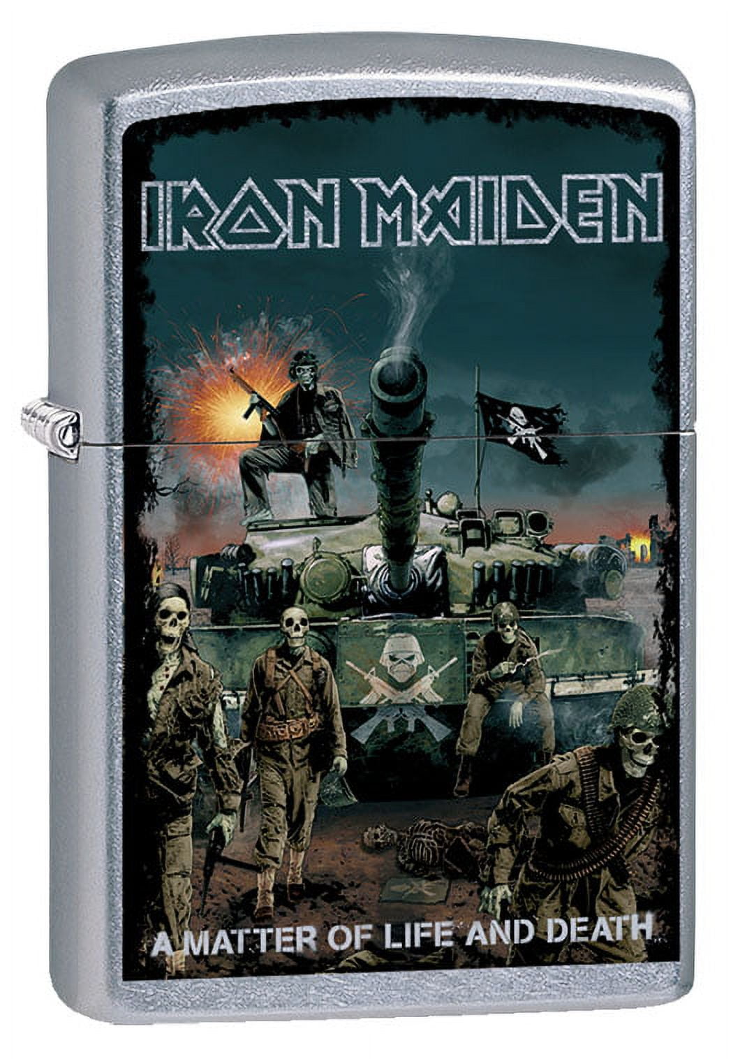 Zippo Lighter: Iron Maiden, A Matter of Life and Death - Street Chrome ...