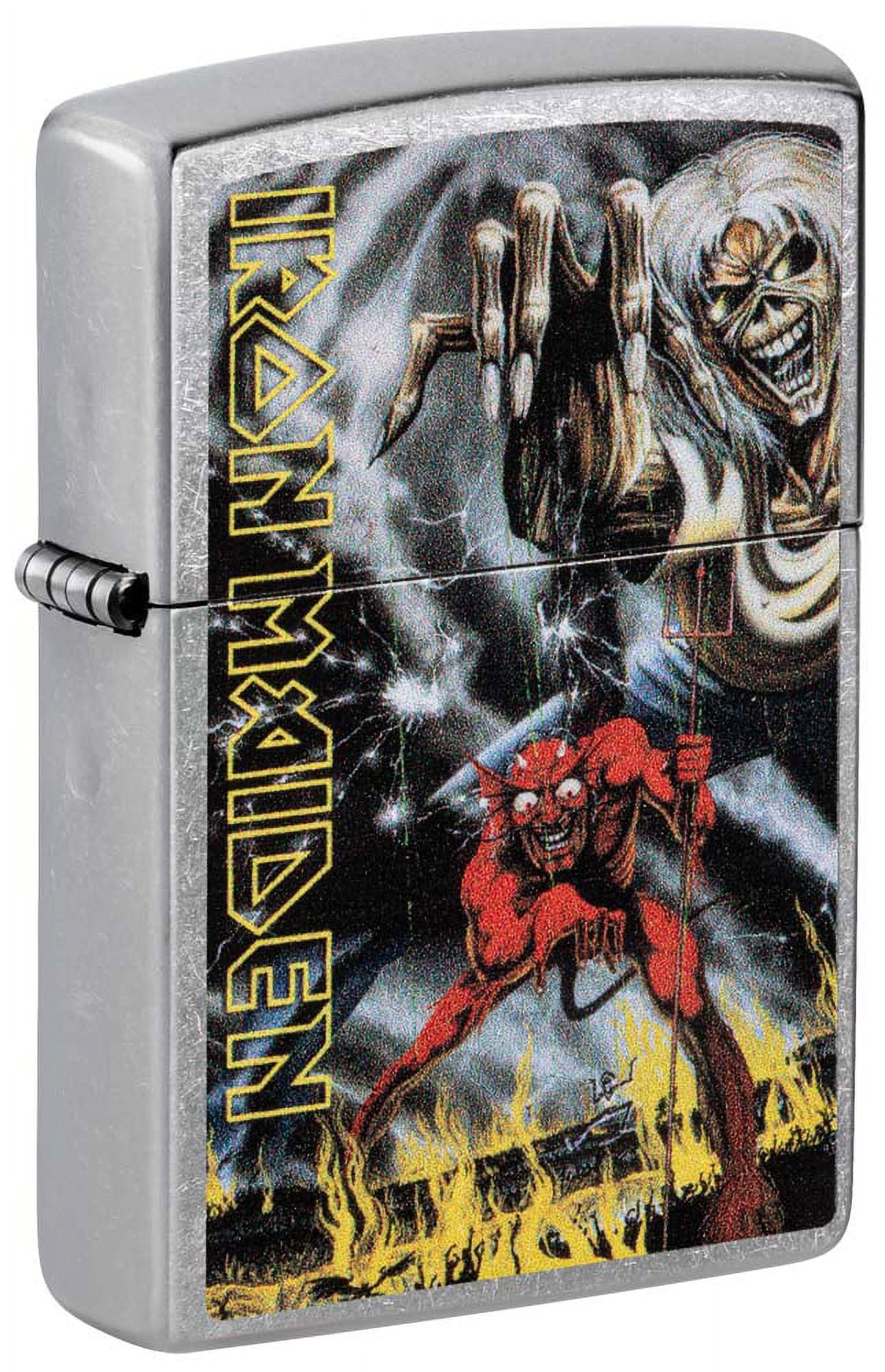 Zippo Windproof Lighter: Iron Maiden, The Number of the Beast - Street ...