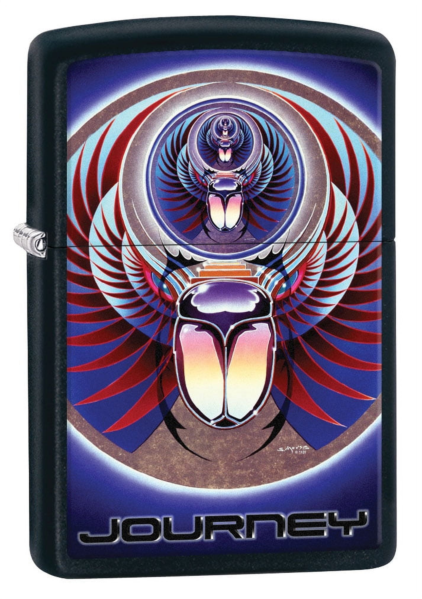 Zippo Lighter: Journey Album Cover, Captured - Black Matte 80301 ...