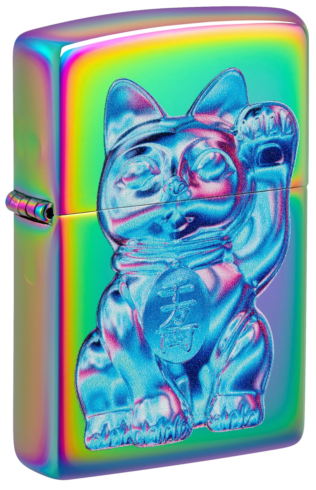 Zippo Lighter: Maneki Neko, Lucky Cat - Multi-Color 46121 - Walmart.com