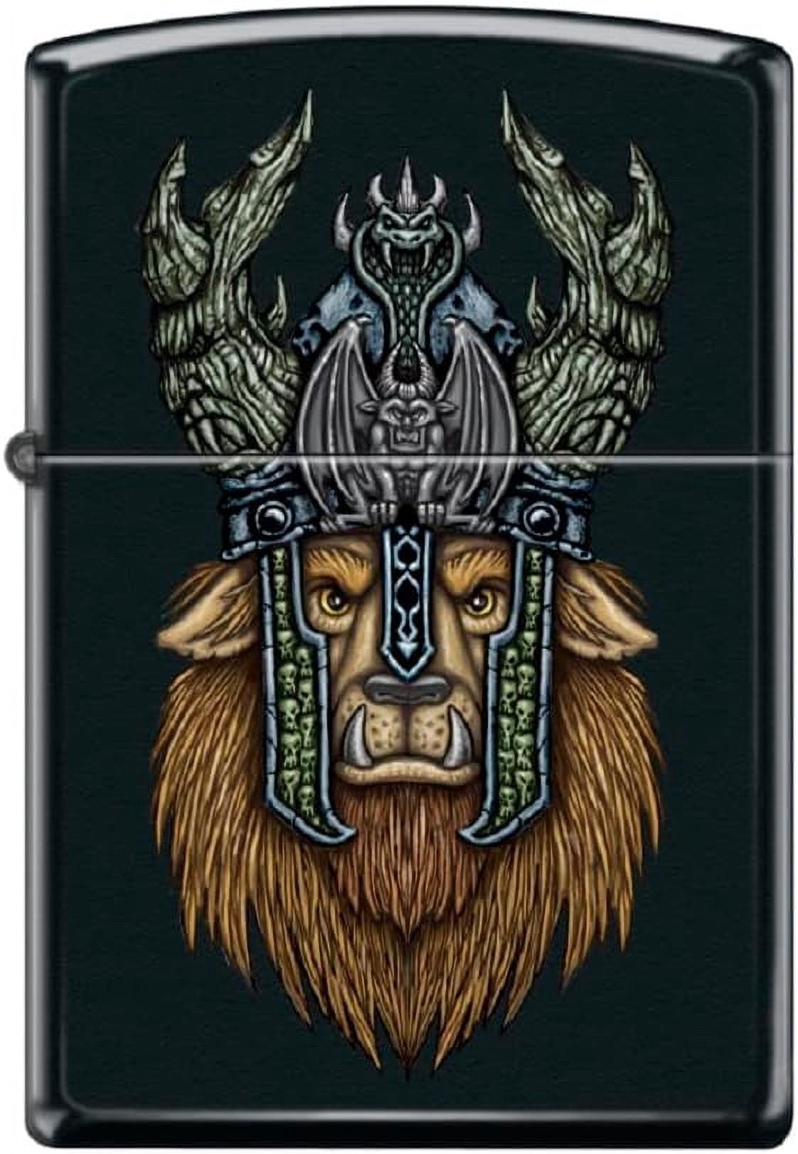 Zippo Lighter- Odin Viking Norse Windproof Lighter (Lion King #Z6040 ...