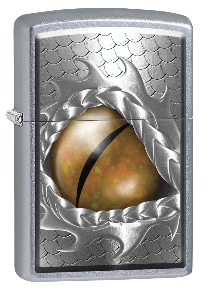 Zippo Lighter: Open Dragon Eye - Street Chrome - Walmart.com