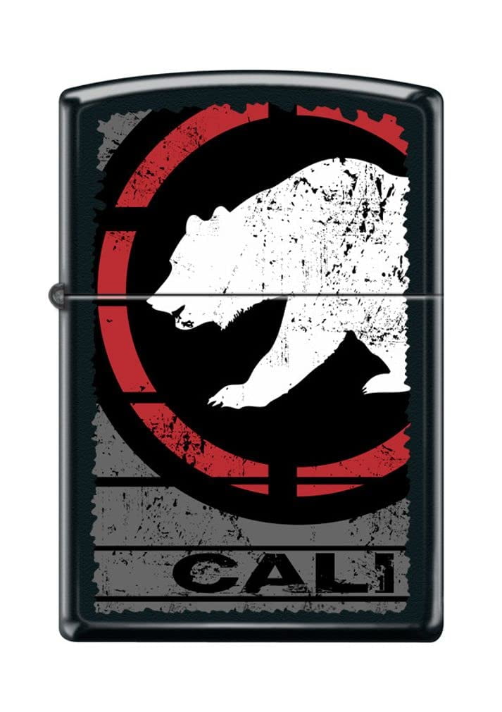 Zippo Lighter - Personalized Custom Message Engrave Cali Bear Z5163 ...