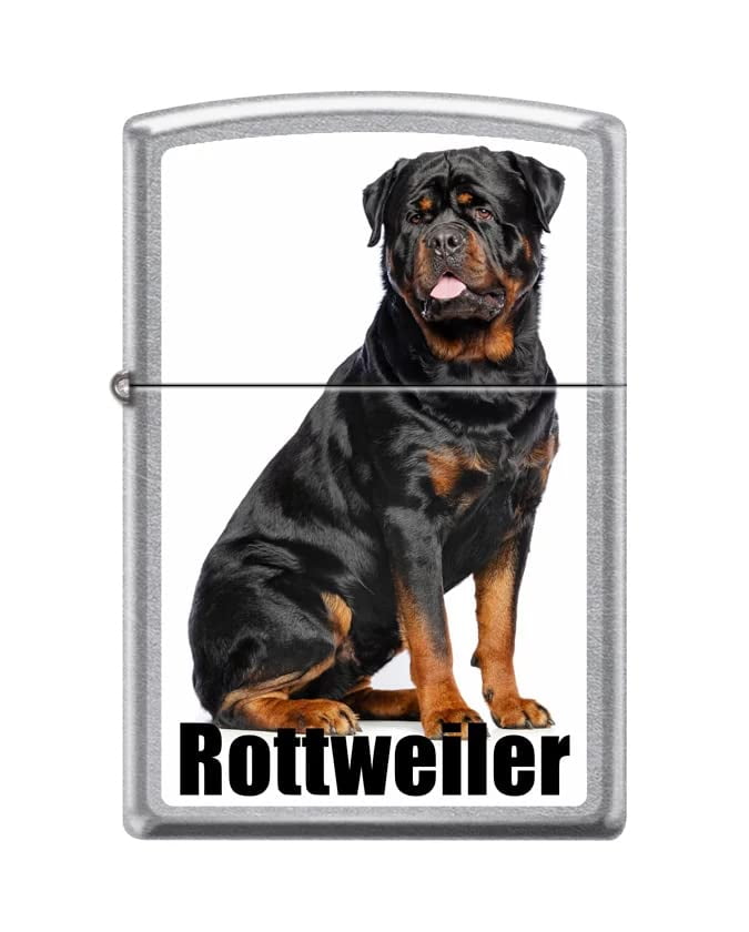 Custom Engraved Rottweiler Zippo Lighter for Office Use - Walmart ...