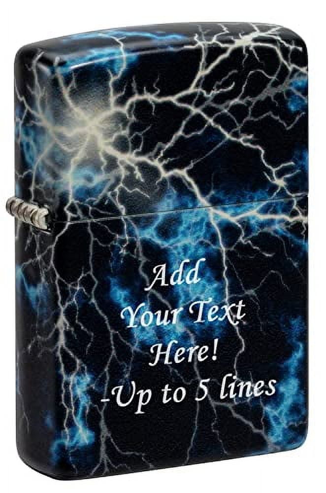 Zippo Lighter - Personalized Customize Message Engrave on Backside ...